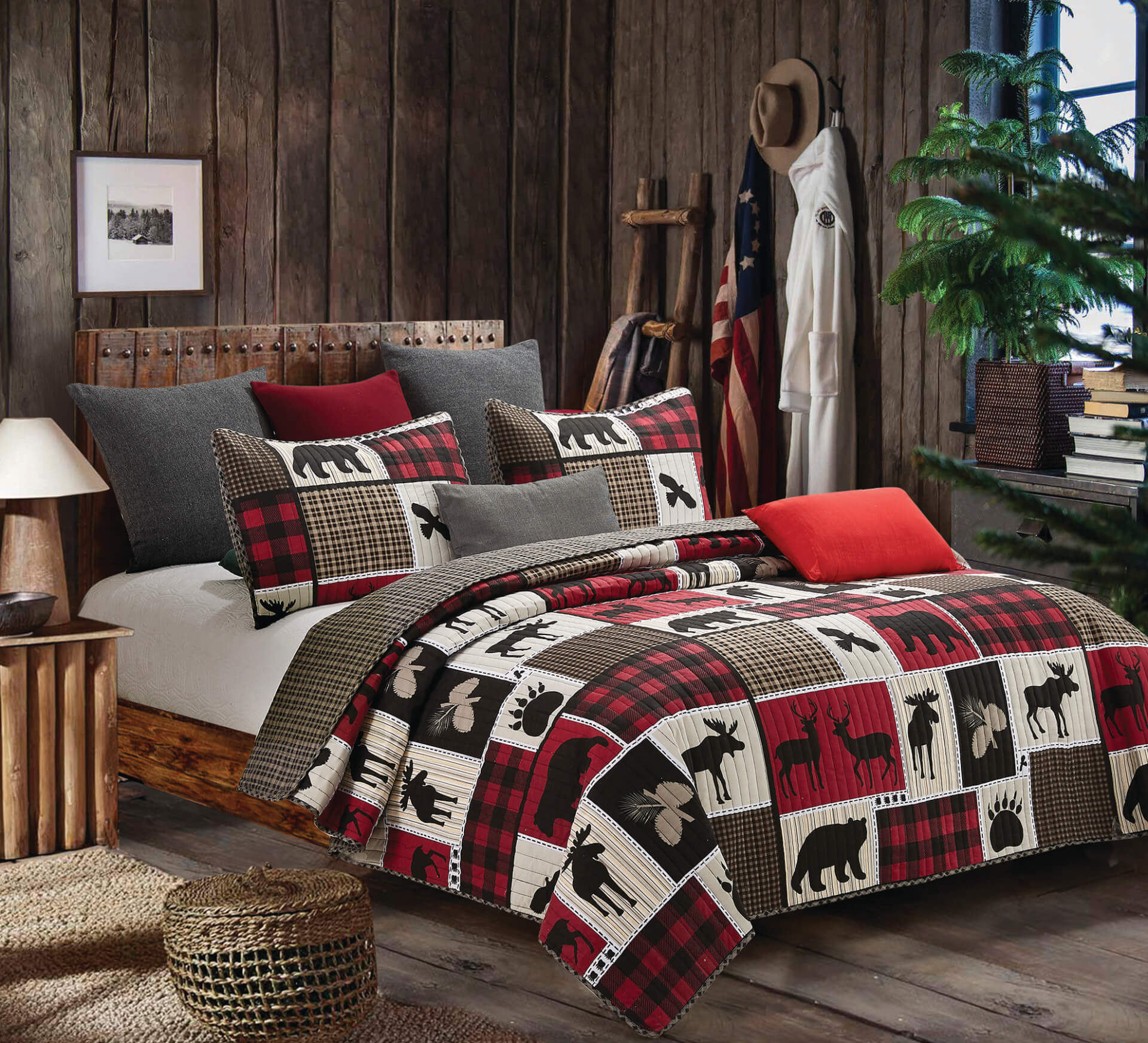 LODGE LIFE QUILT SET - Lidl Dollys