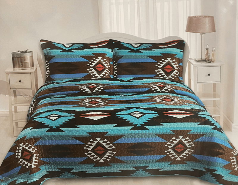 VELVET AZTEC STRIPE TURQUOISE - Lidl Dollys