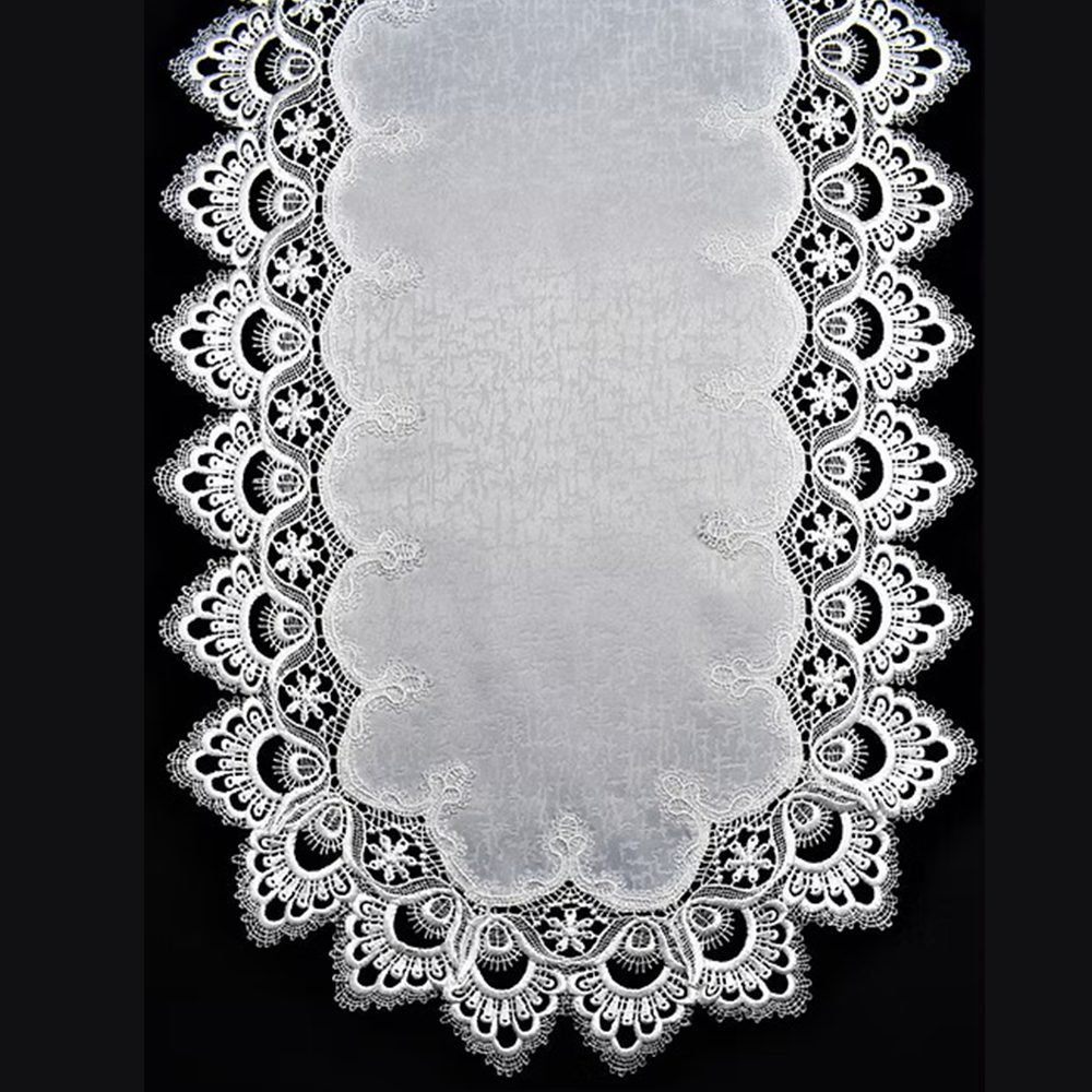 TABLE RUNNER WHITE LACE - Lidl Dollys
